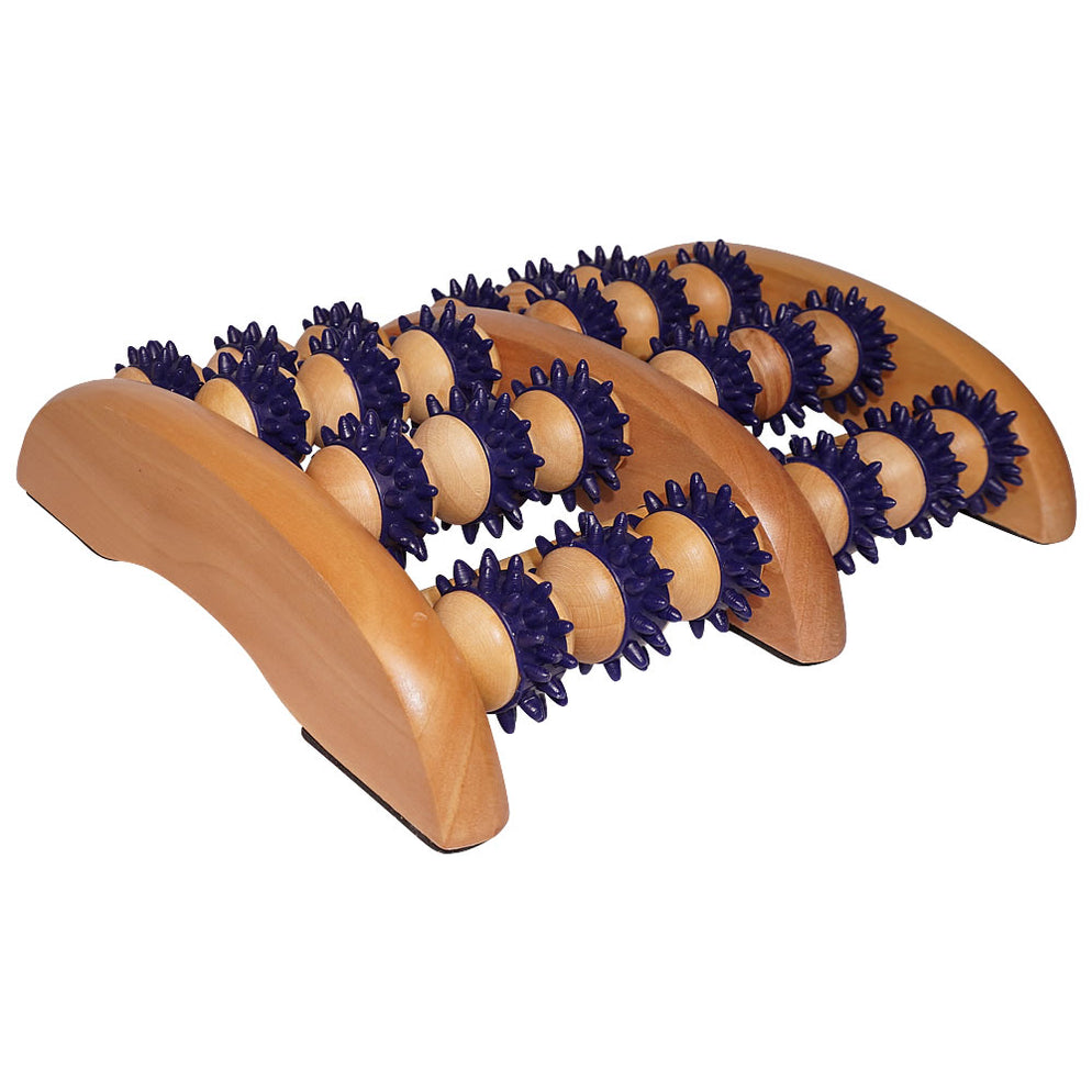 Deep Tissue Wooden Foot Roller Massager | Relieve Foot Aches and Pain ...