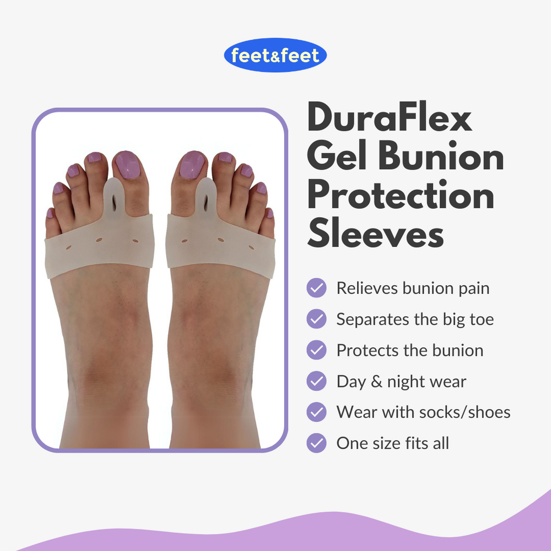 DuraFlex Gel Bunion Protection Sleeves | Relieves Pain and Swelling ...