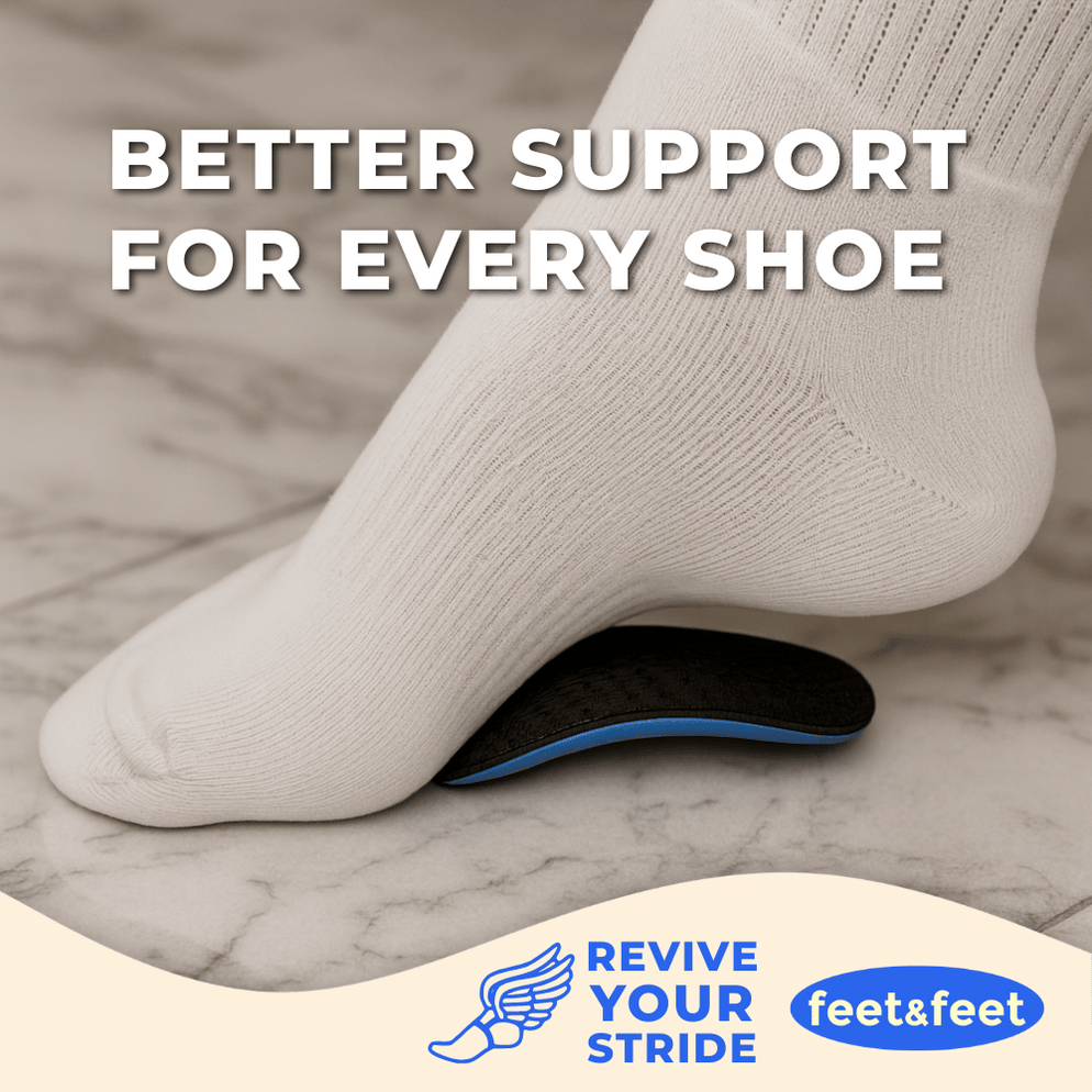 SoleRelief Arch Support Shoe Inserts | Pain Relief & Support — Feet&Feet